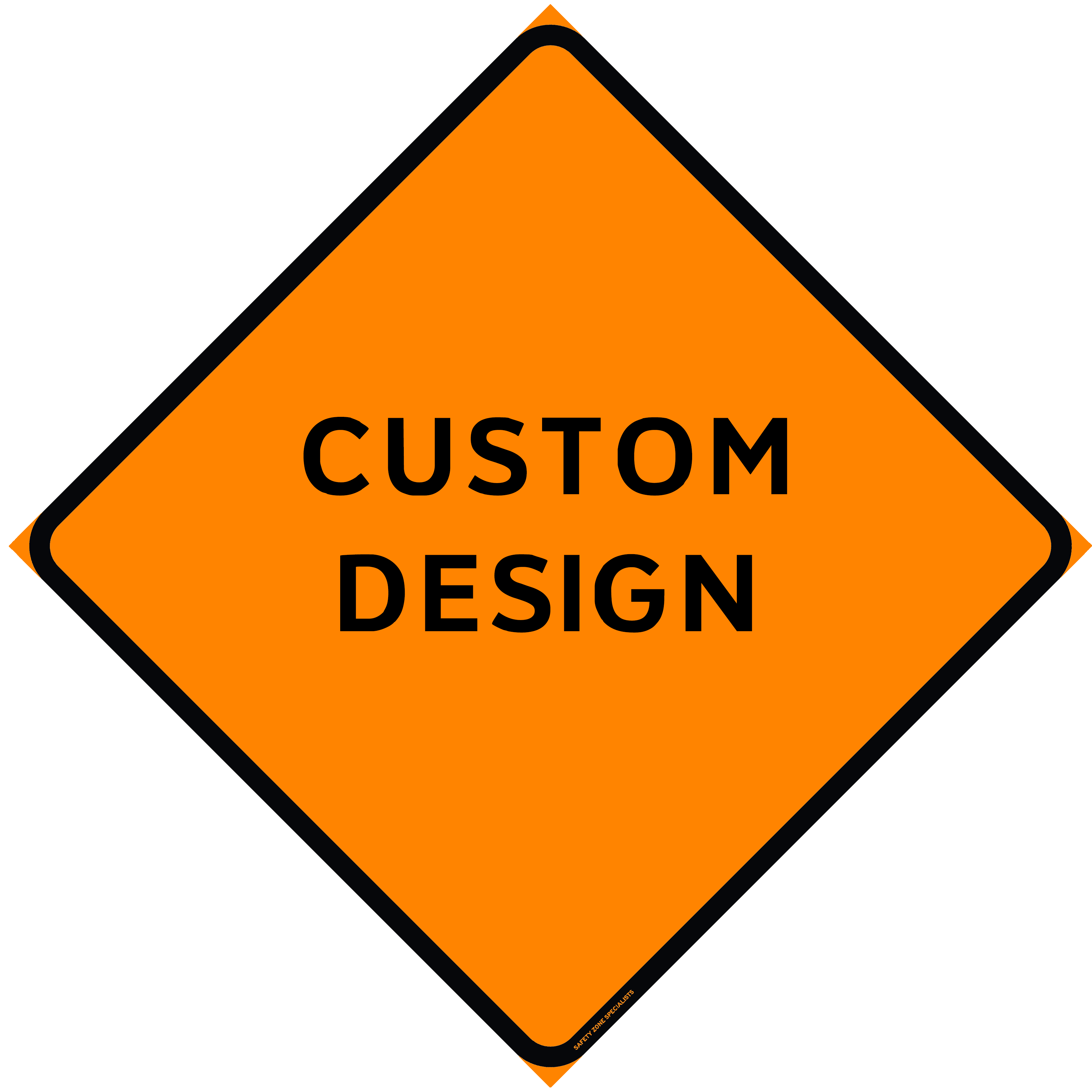 36" MESH ROLL UP SIGNS - Safety Zone Specialists