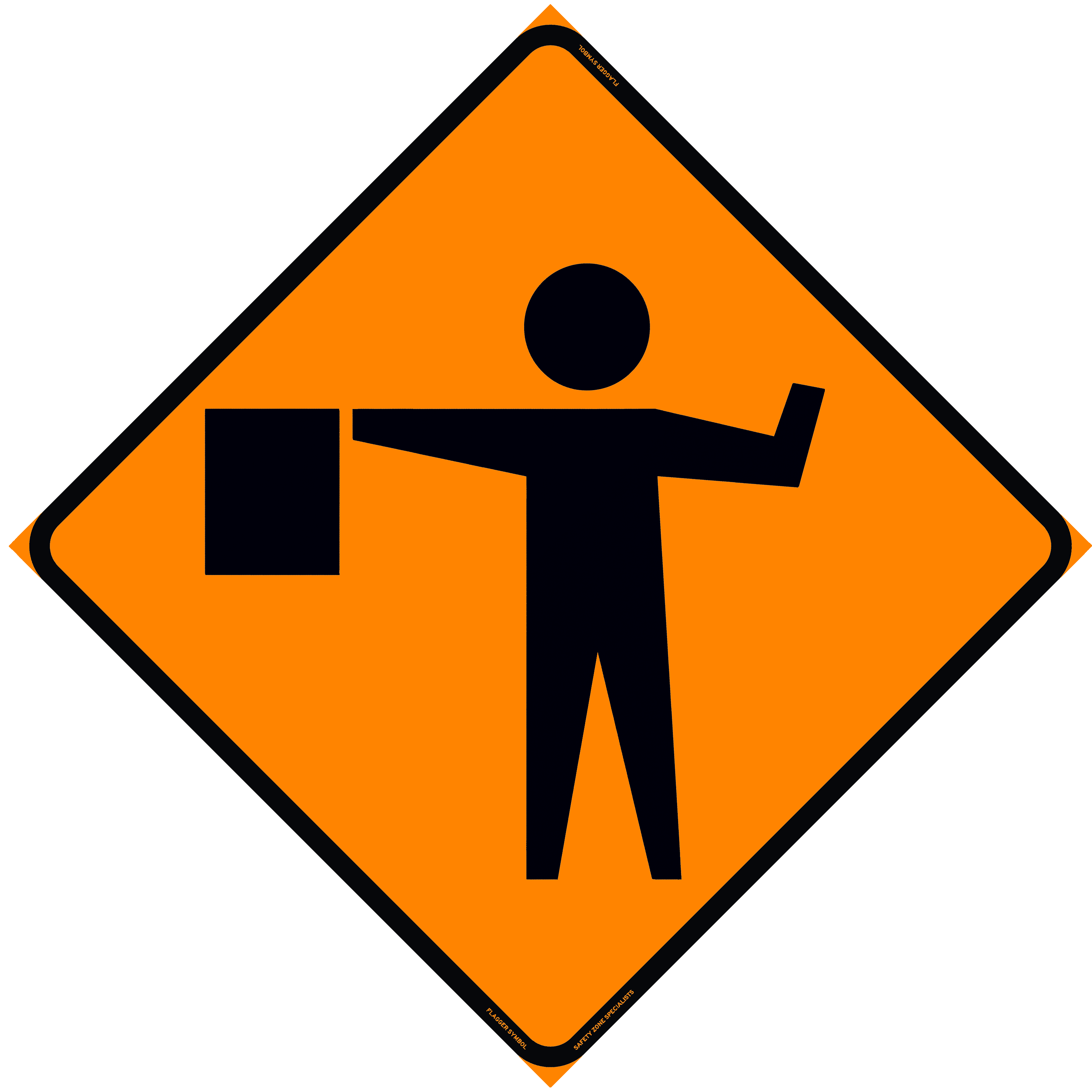 36" MESH ROLL UP SIGNS - Safety Zone Specialists