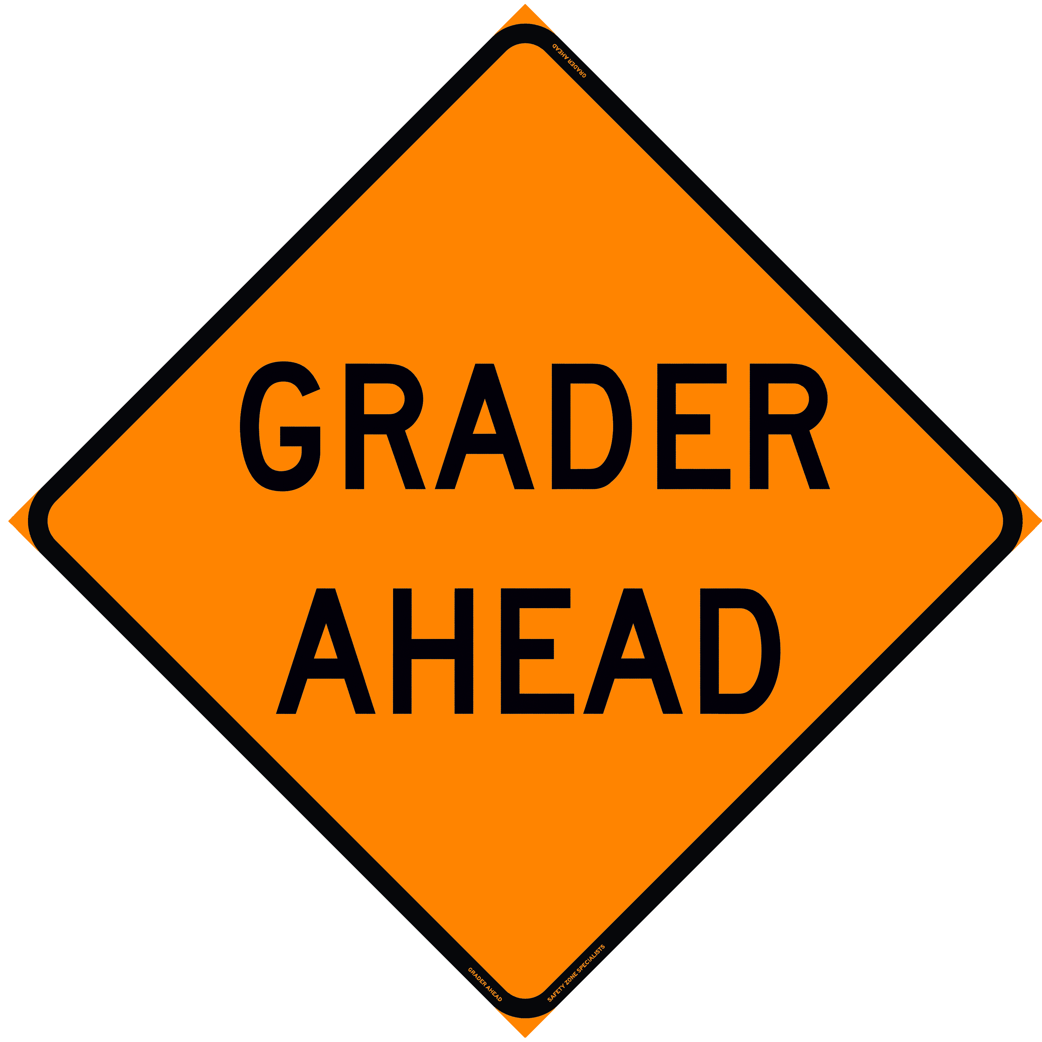 36" MESH ROLL UP SIGNS - Safety Zone Specialists