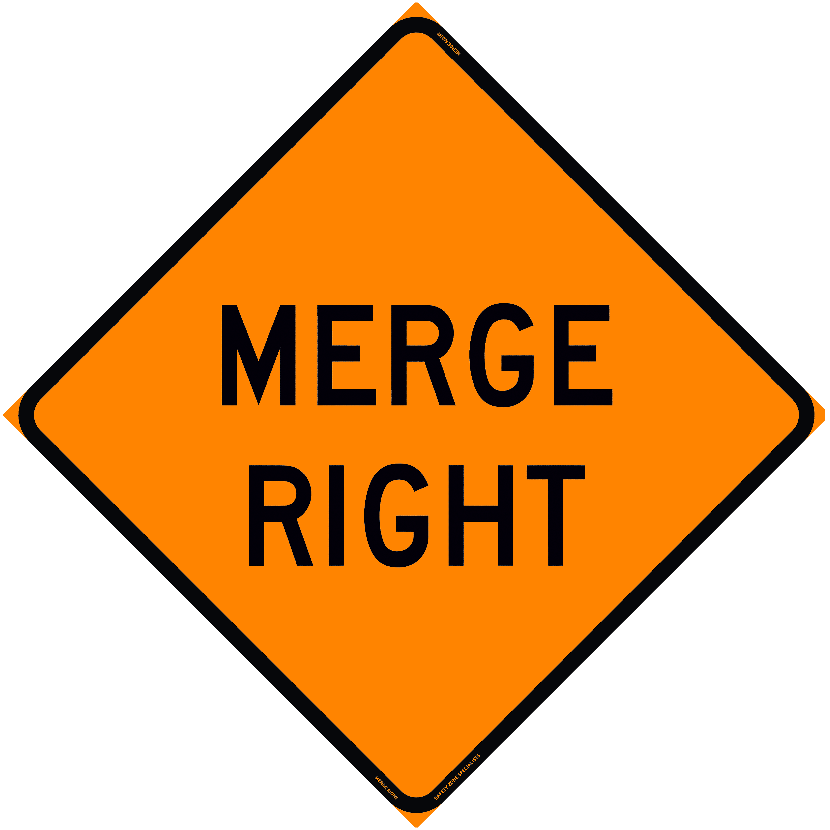 36" MESH ROLL UP SIGNS - Safety Zone Specialists